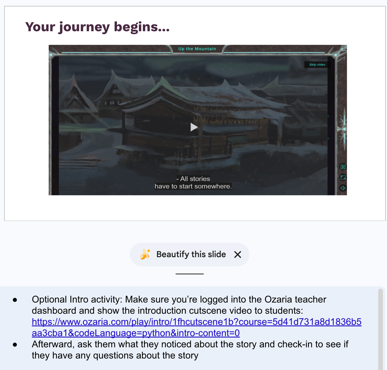 Ozaria Getting Started Guide – CodeCombat